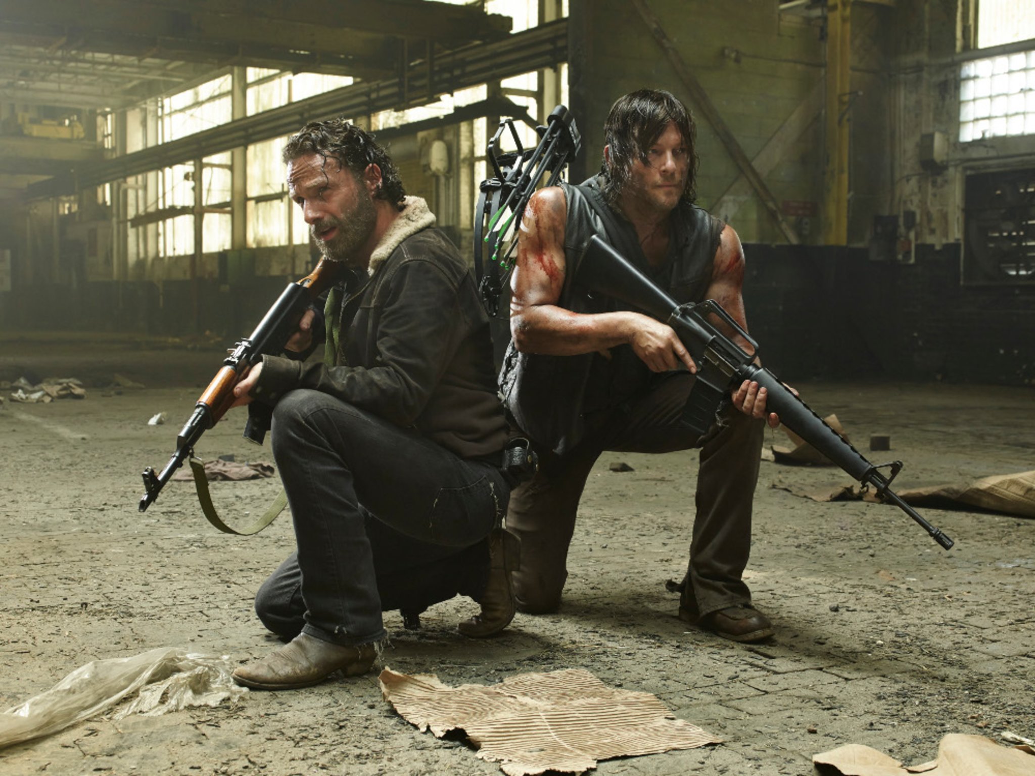 "The Walking Dead"-Star Norman Reedus spielt Andrew Lincoln einen ...