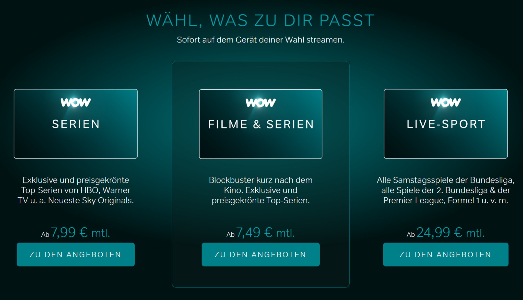 Valentins-Special bei WOW: Jetzt 50% für 6 Monate sparen - nur für ...